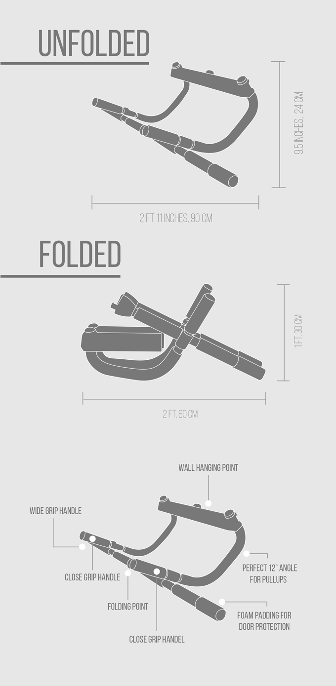 FLEXR: World’s First Foldable, Pullup Bar | Indiegogo