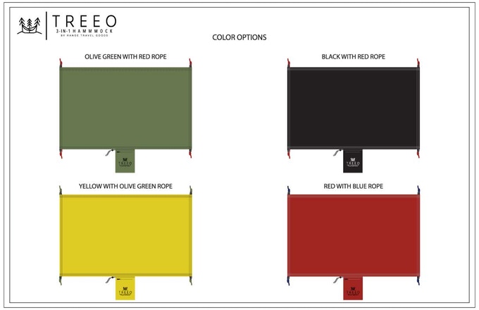 THE TREEO: A 3-in-1 Utility Hammock It dose it all | Indiegogo