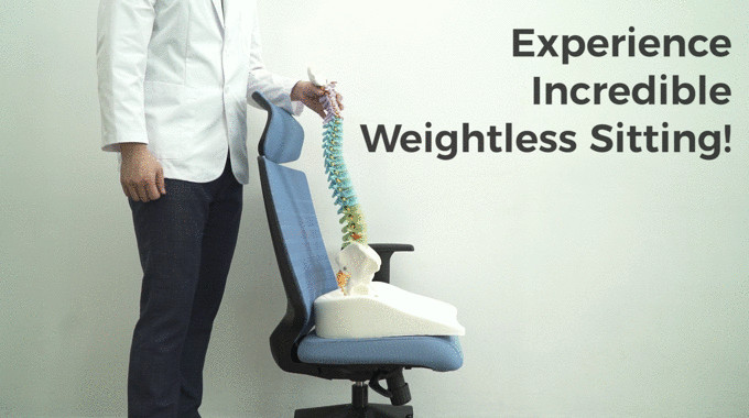 Weightless Sitting: Zero-Gravity Posture Cushion | Indiegogo