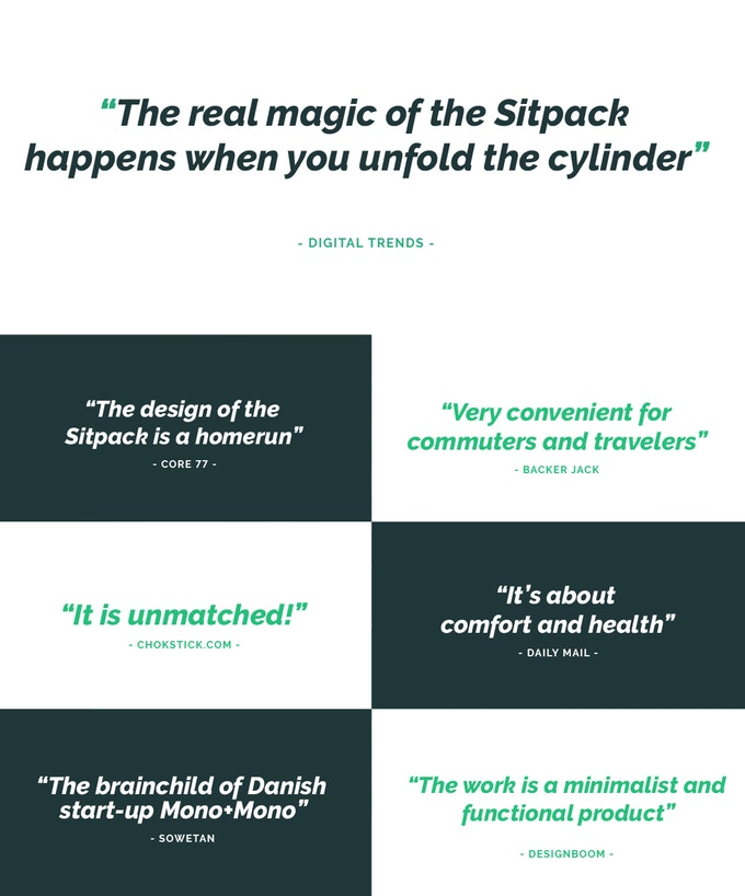 Sitpack Zen X - The worlds most compact chair | Indiegogo