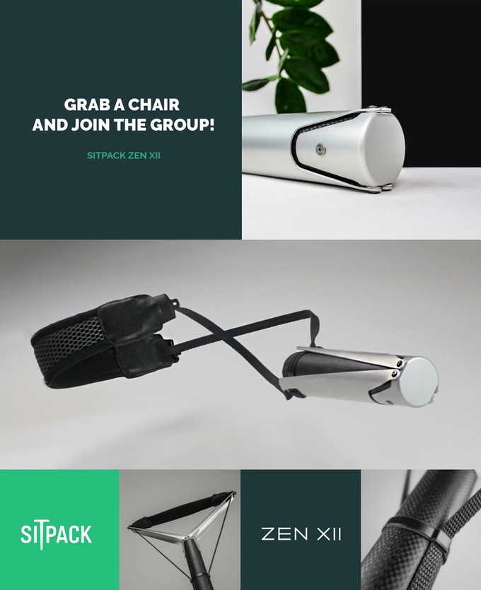 Sitpack Zen X - The worlds most compact chair | Indiegogo