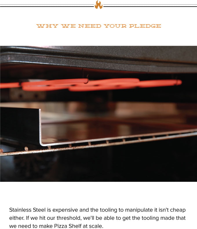 Pizza Shelf: Wood-Fired Pizza In Your Oven | Indiegogo