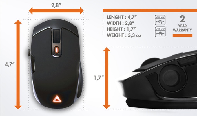 Lexip: Innovative Gaming Mouse with 2 joysticks | Indiegogo