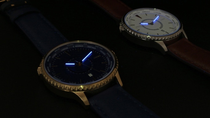 Travel Watch - 24 Time Zones On A World Timer | Indiegogo