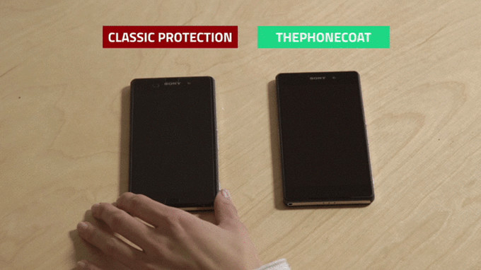 Invisible, full body wraparound for your phone. | Indiegogo