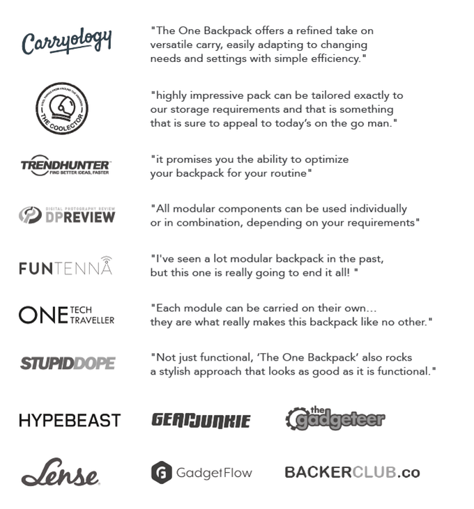 The World's Most Advanced Modular Backpack | Indiegogo