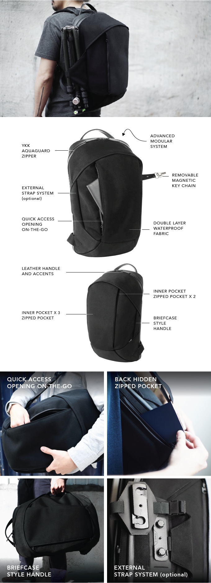 The World's Most Advanced Modular Backpack | Indiegogo