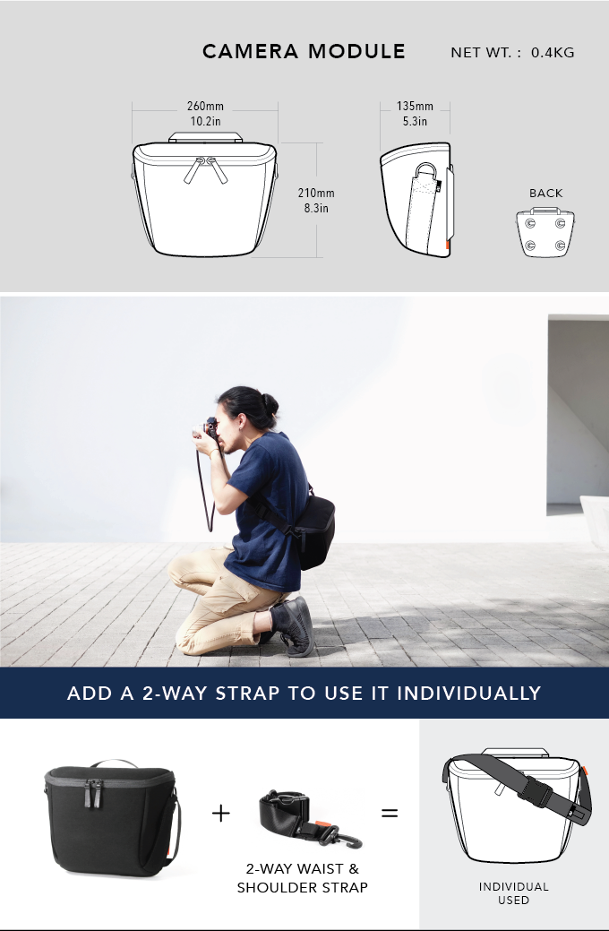 The World's Most Advanced Modular Backpack | Indiegogo