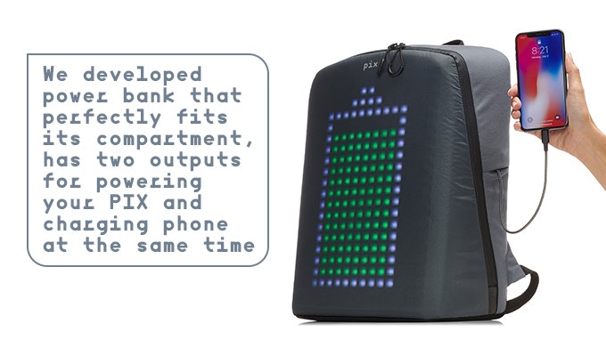 Pix - smart customizable backpack | Indiegogo
