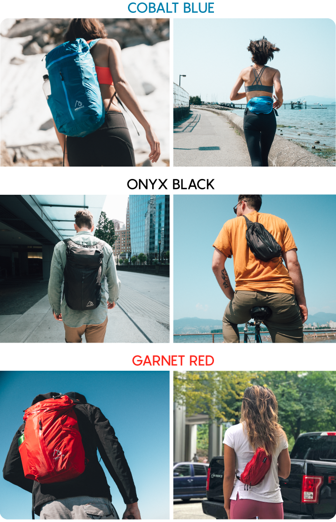 The Alta 21- Packable Backpack and 3L Hip Pack | Indiegogo