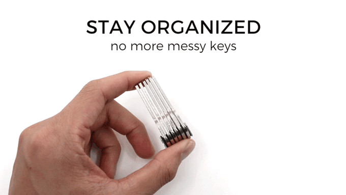 MICRO - World's Smallest EDC Key Organizer EVER | Indiegogo