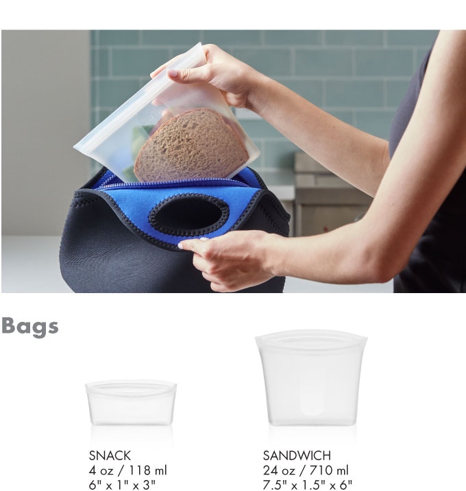 Zip Top Containers Stand Up, Stay Open & Zip Shut | Indiegogo