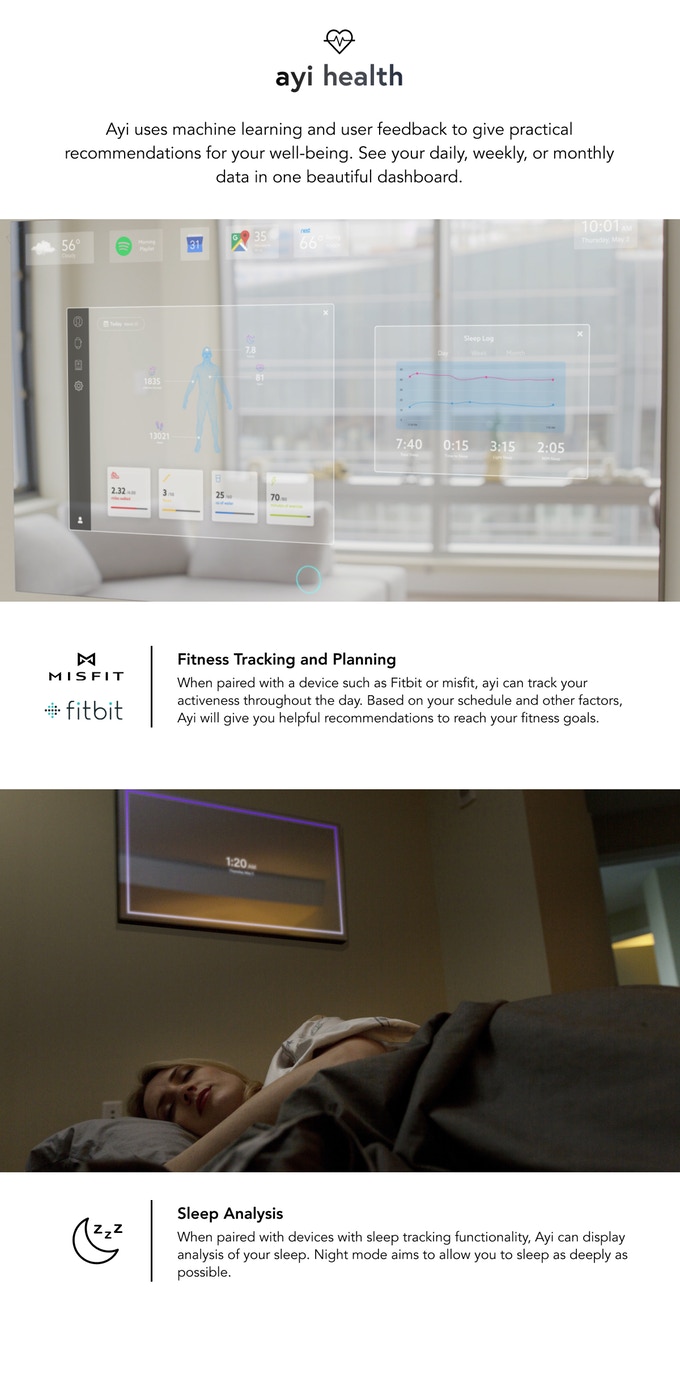 Ayi: AI-Powered Smart Mirror for your home. | Indiegogo