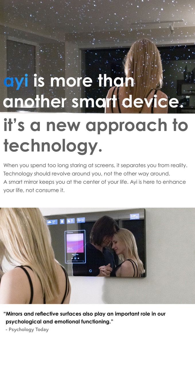 Ayi: AI-Powered Smart Mirror for your home. | Indiegogo
