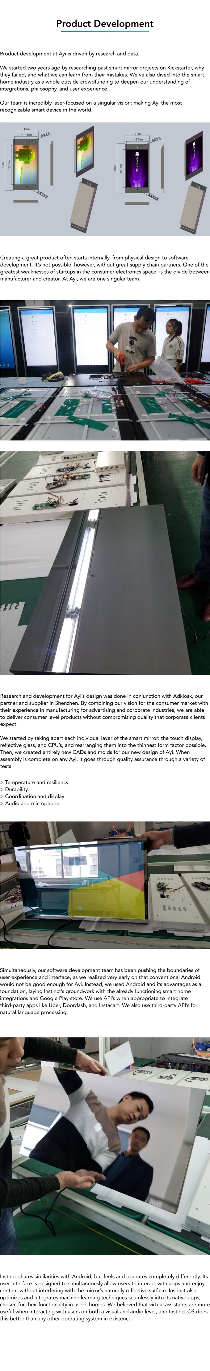 Ayi: AI-Powered Smart Mirror for your home. | Indiegogo