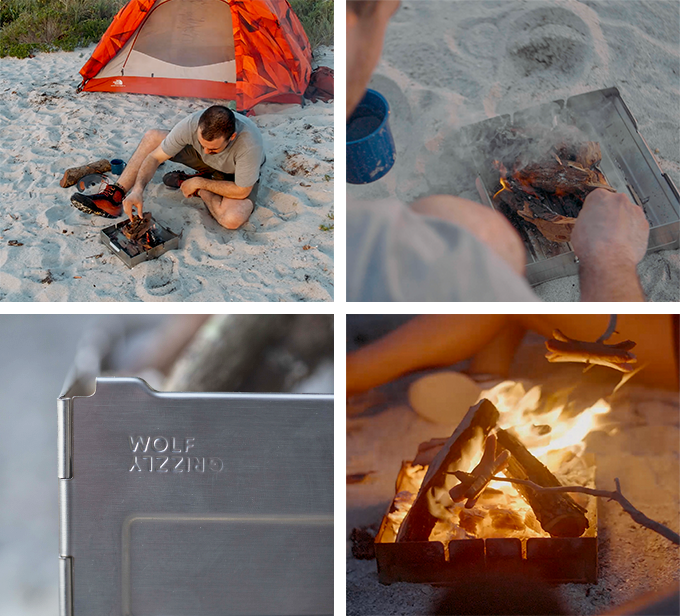 Fire Safe: A Portable Fire Pit by Wolf and Grizzly | Indiegogo