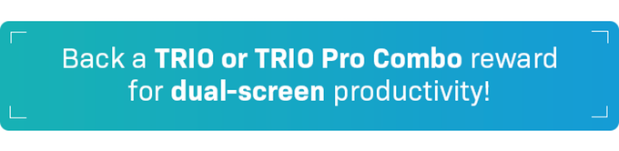 TRIO: Portable dual & triple screen laptop monitor | Indiegogo