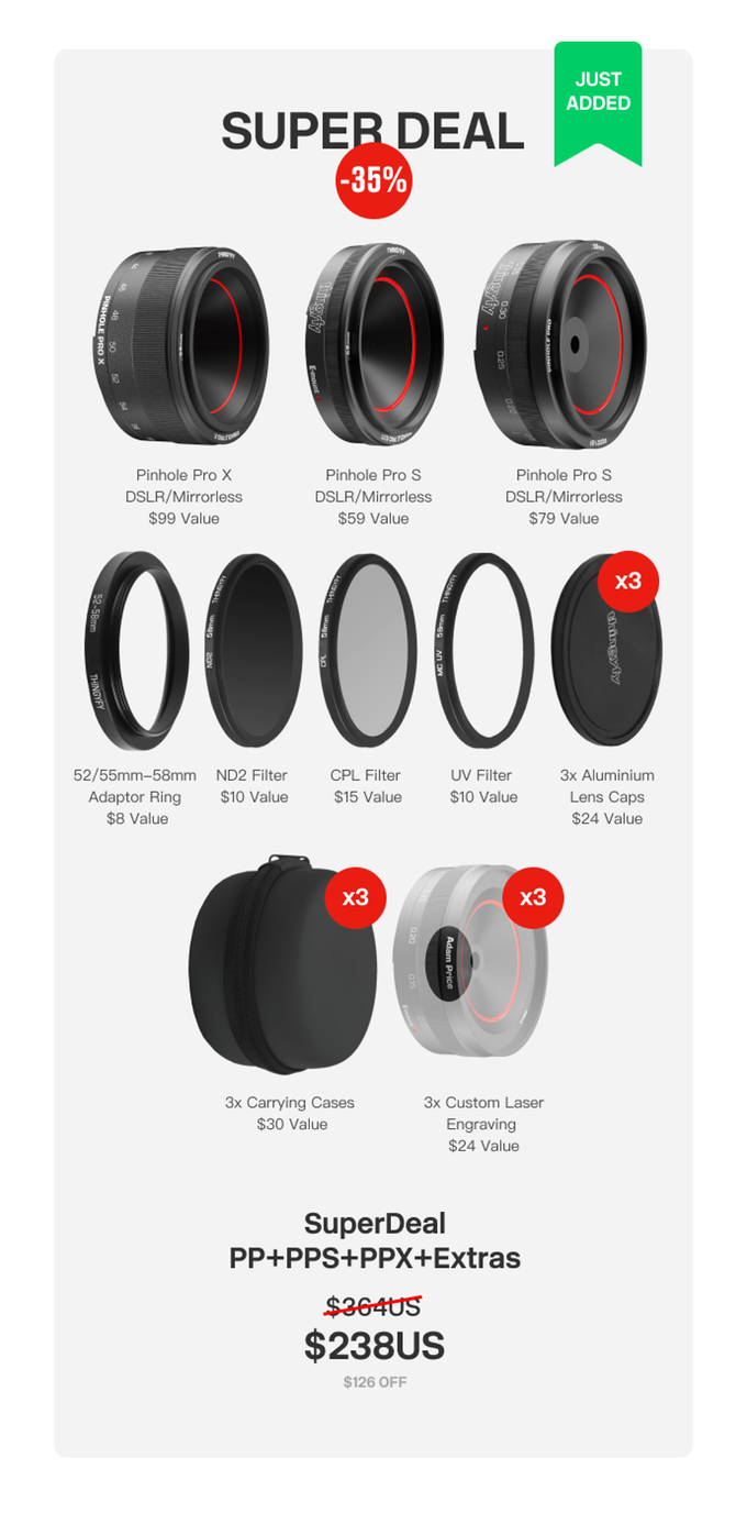 Pinhole Pro X: World's First Pinhole Zoom Lens | Indiegogo