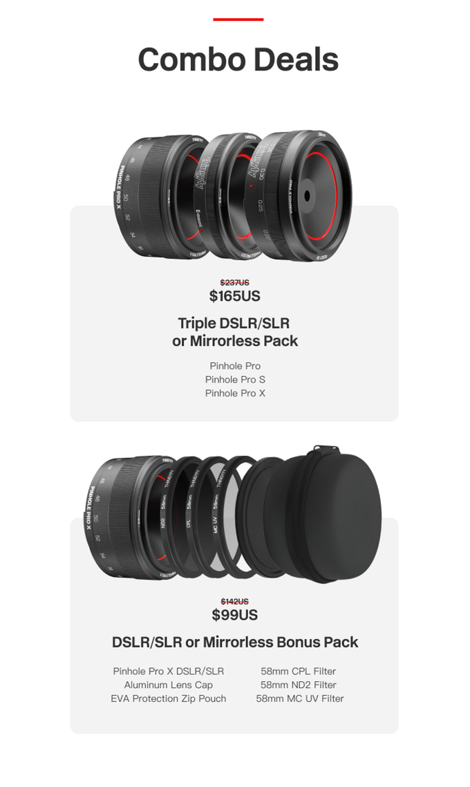 Pinhole Pro X: World's First Pinhole Zoom Lens | Indiegogo