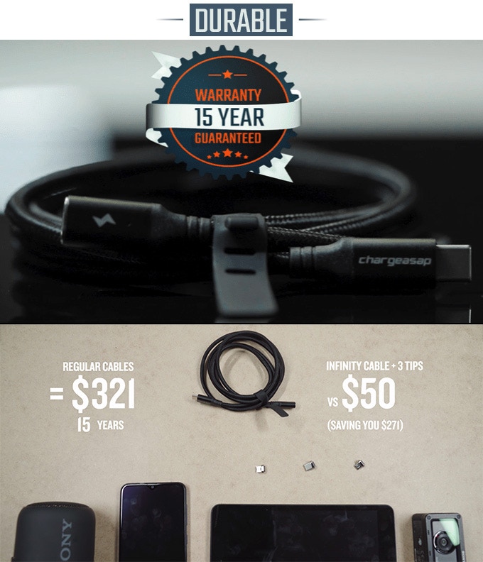 Infinity Cable: ONE Cable for all your devices | Indiegogo