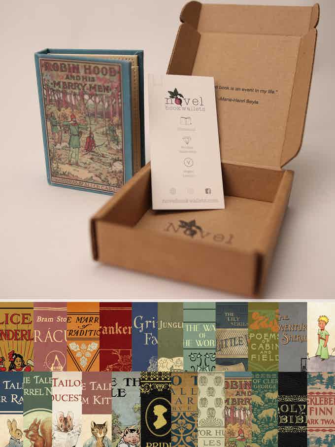 Novel bookwallets | Indiegogo